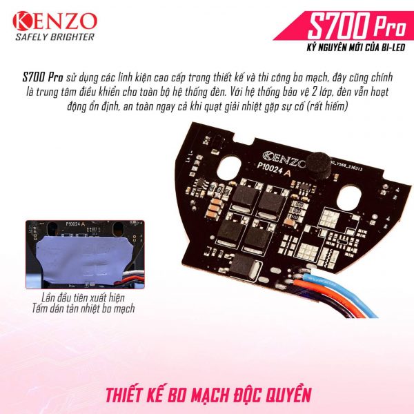 S700 Pro - Kỷ nguyên mới của công nghệ Bi Led - Kenzo