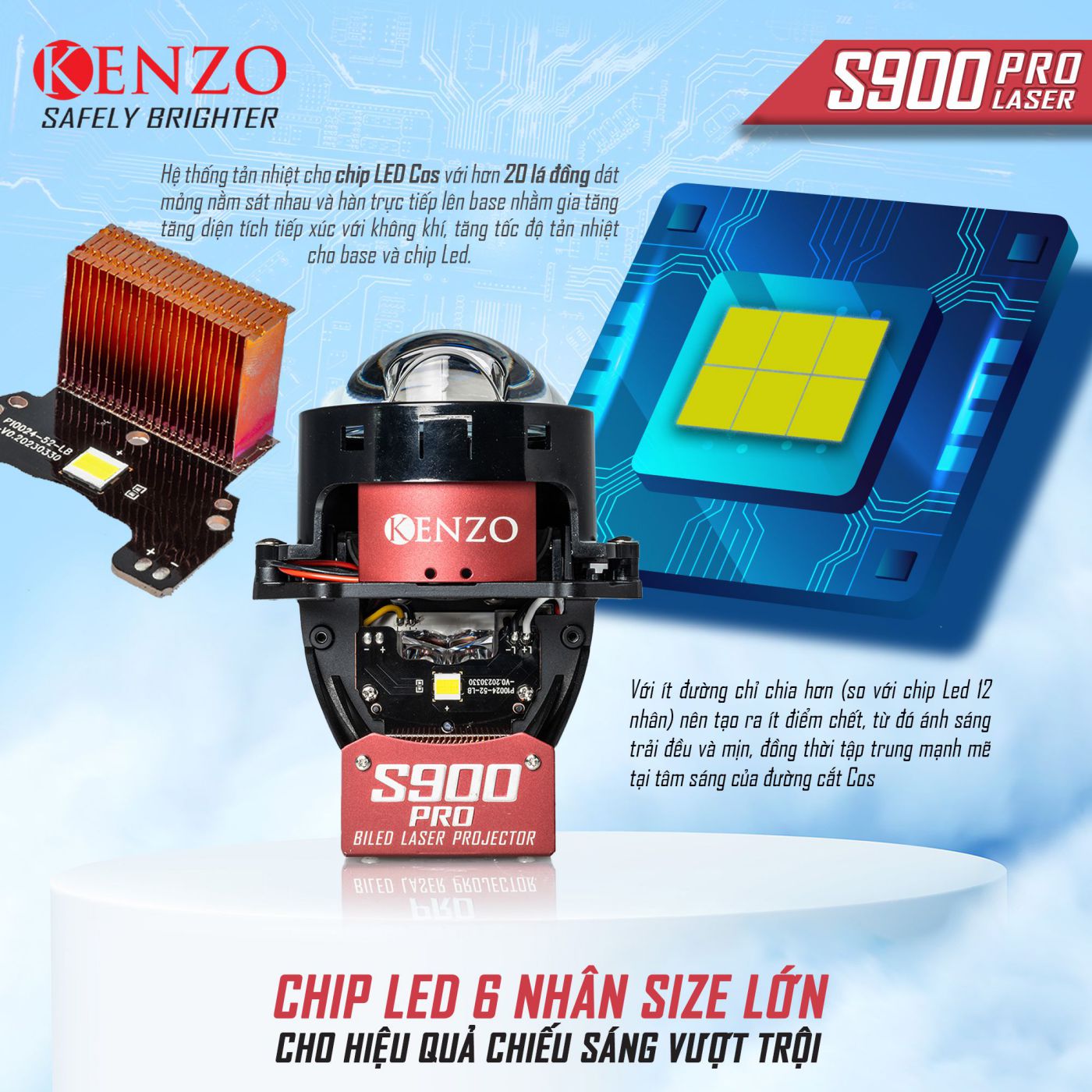 Bi Led LASER Kenzo S900 Pro - Kenzo