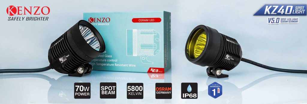 Đèn trợ sáng pha thế hệ mới Kenzo KZ40 V5.0 - Kenzo
